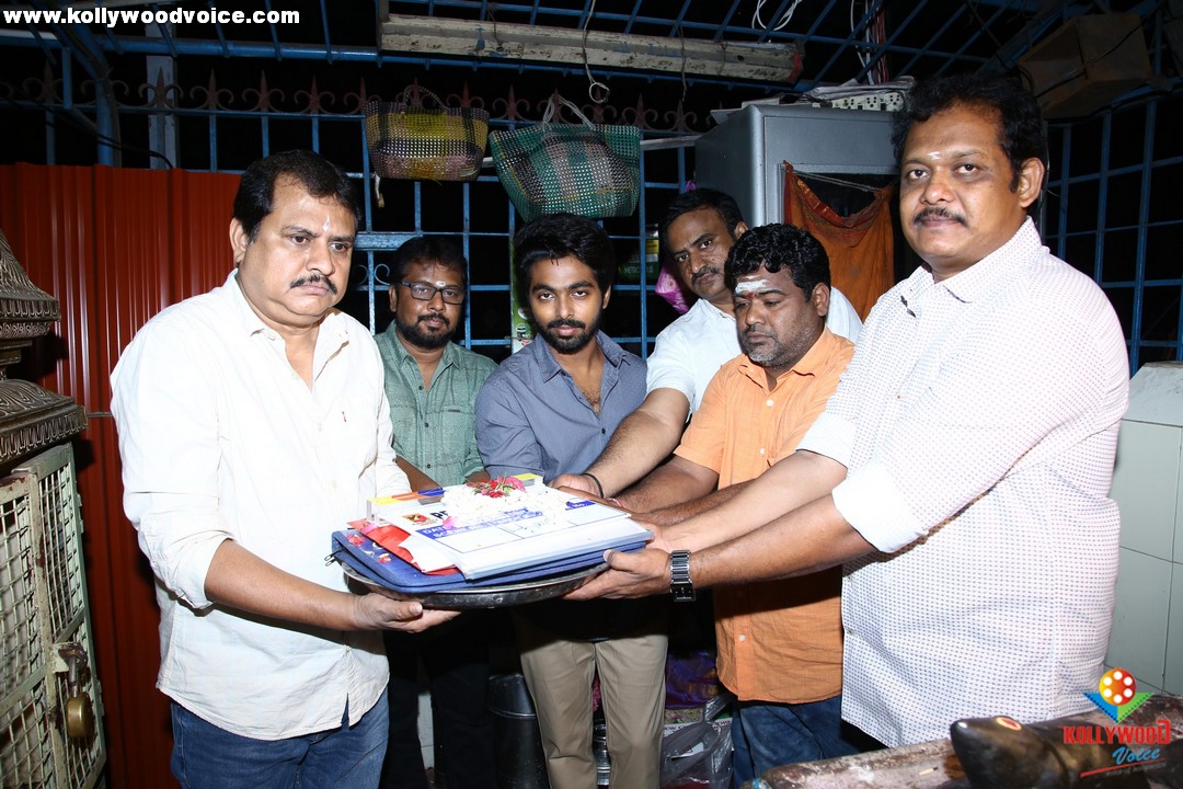 Director Ezhil - GV Prakash New Movie Pooja Stills - Kollywood Voice